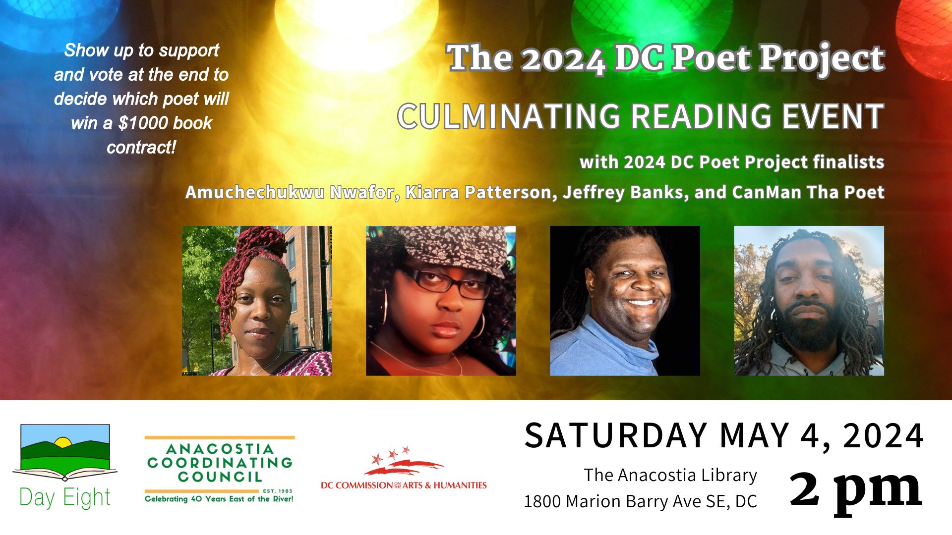 2024 DC Poet Project Culminating Event May 4 at Anacostia Library | Day ...