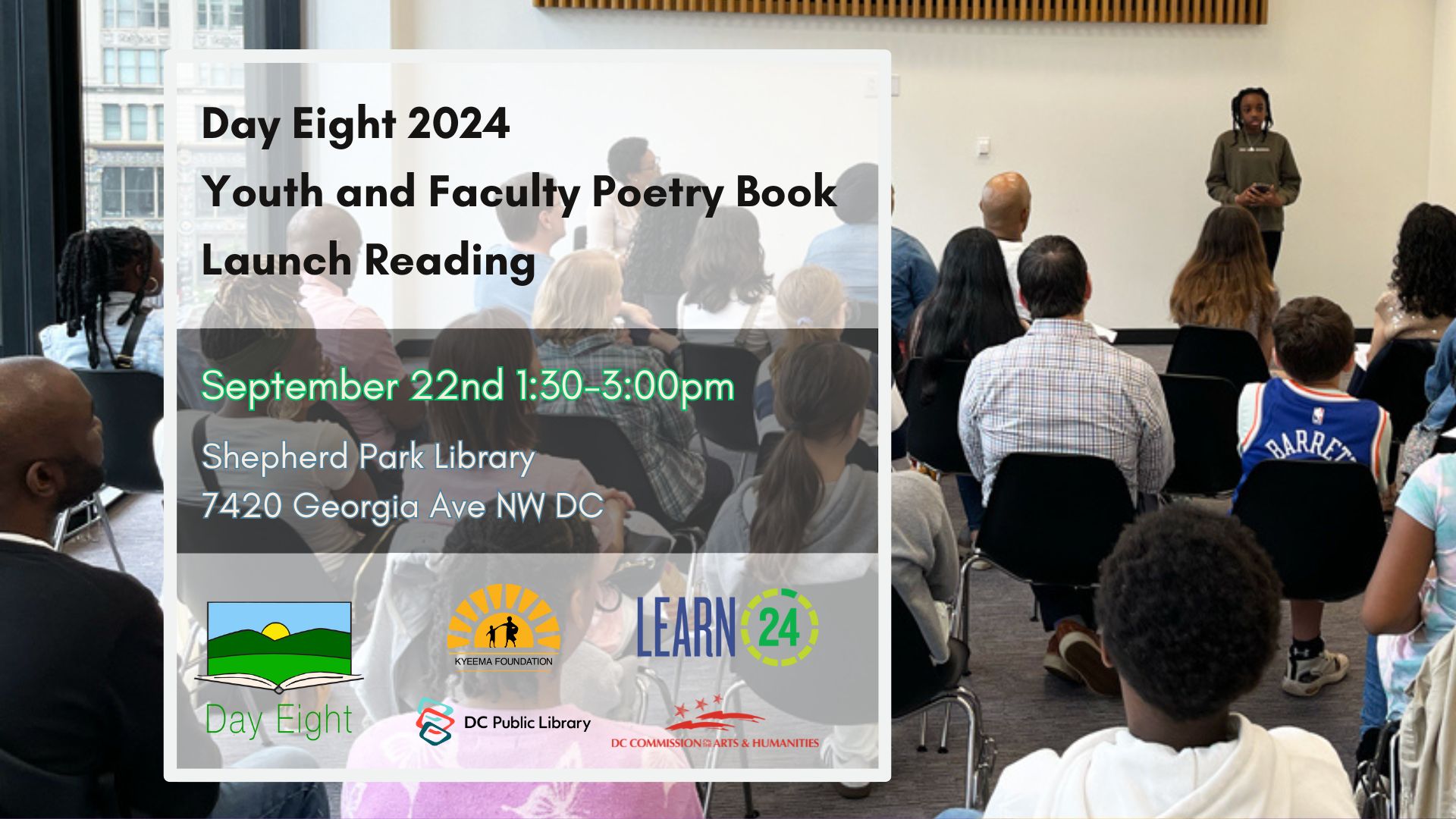2024 Youth and Faculty Poetry Book Launch Reading at Shepherd Park ...